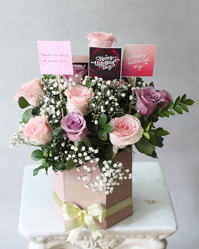 Get Chic Valentine’s Flower Boxes for Your Beloveds & Darlings